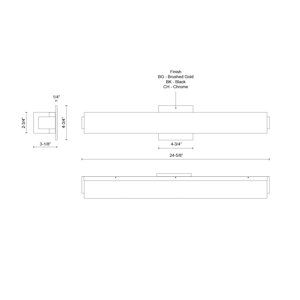 Kuzco Lighting Latitude Dimmable LED Bath Sconce | Wayfair